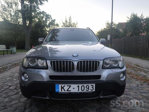 Pelēks BMW X3 2007 Jelgava, ar dzinēja tilpumu 3.00 L un nobraukumu 338 tūkst. km par 5350 €, foto 2 vietnē AUTOMOTO.COM.LV