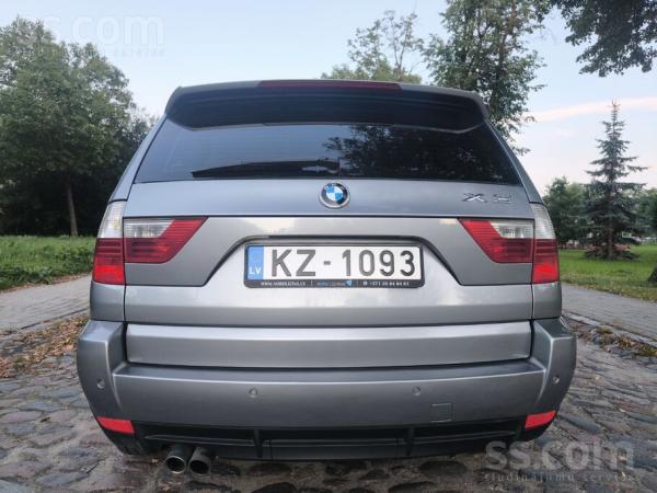 Pelēks BMW X3 2007 Jelgava, ar dzinēja tilpumu 3.00 L un nobraukumu 338 tūkst. km par 5350 €, foto 6 vietnē AUTOMOTO.COM.LV