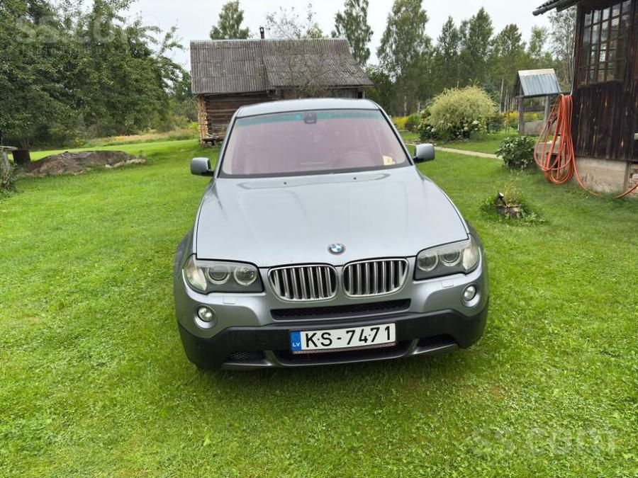 Grey BMW X3 2007 in Daugavpils, with an engine capacity of 3.00 L and mileage of 209 thousand km for 6900 €, photo 1 on AUTOMOTO.COM.LV