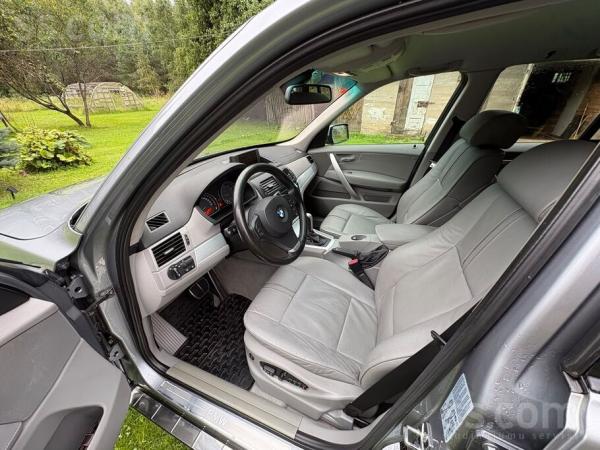 Grey BMW X3 2007 in Daugavpils, with an engine capacity of 3.00 L and mileage of 209 thousand km for 6900 €, photo 3 on AUTOMOTO.COM.LV