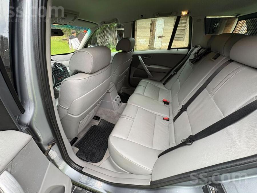 Grey BMW X3 2007 in Daugavpils, with an engine capacity of 3.00 L and mileage of 209 thousand km for 6900 €, photo 6 on AUTOMOTO.COM.LV