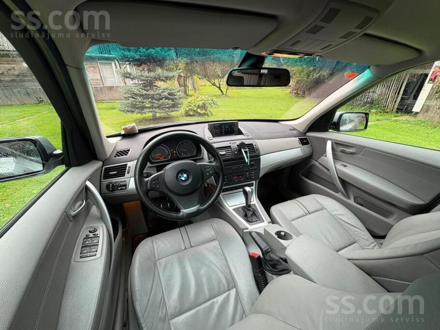 Grey BMW X3 2007 in Daugavpils, with an engine capacity of 3.00 L and mileage of 209 thousand km for 6900 €, photo 12 on AUTOMOTO.COM.LV