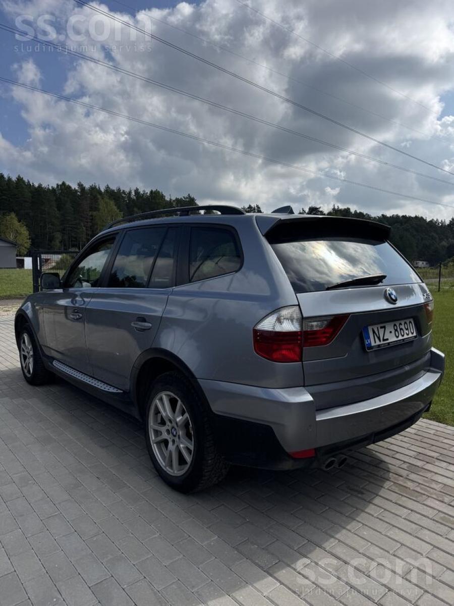 Grey BMW X3 2007 in Riga, with an engine capacity of 3.00 L and mileage of 322 thousand km for 5200 €, photo 6 on AUTOMOTO.COM.LV
