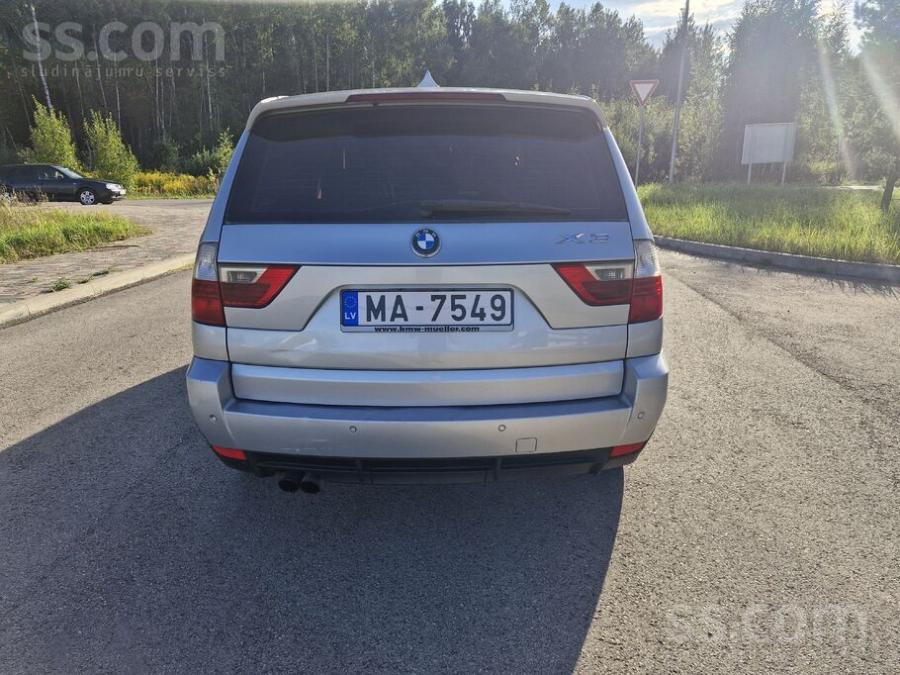 Grey BMW X3 2007 in Jekabpils, with an engine capacity of 3.00 L and mileage of 420 thousand km for 3400 €, photo 6 on AUTOMOTO.COM.LV
