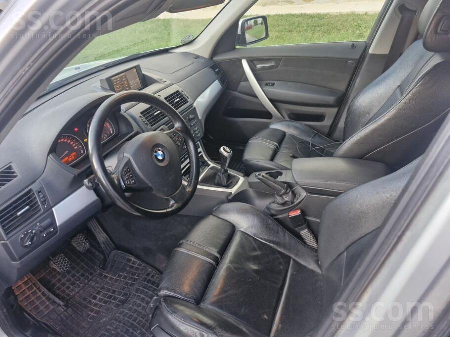 Grey BMW X3 2007 in Jekabpils, with an engine capacity of 3.00 L and mileage of 420 thousand km for 3400 €, photo 8 on AUTOMOTO.COM.LV
