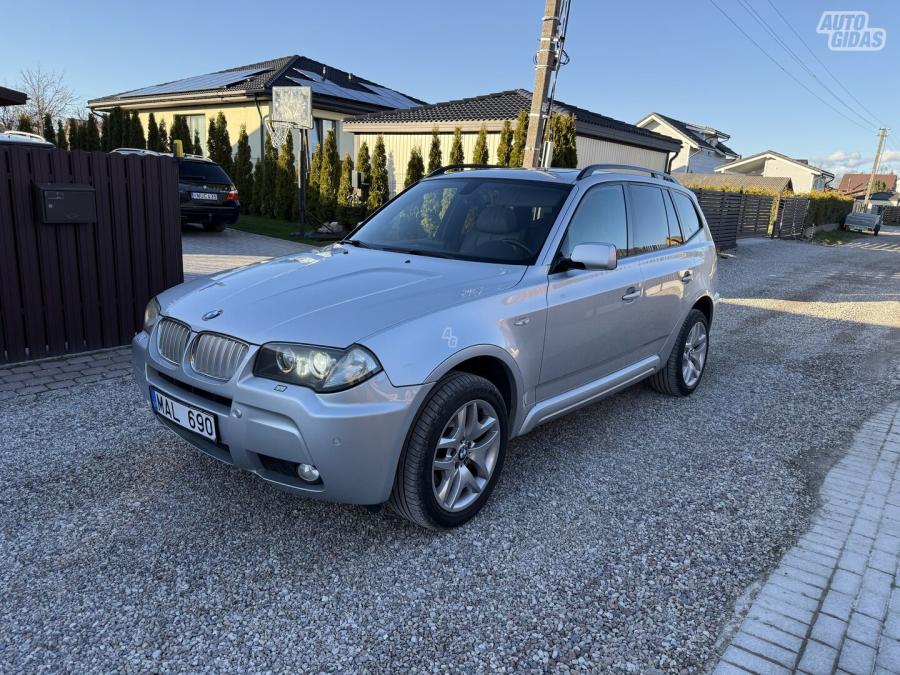 Pelēks BMW X3 2007 Klaipėda, ar dzinēja tilpumu 3.00 L un nobraukumu 360 tūkst. km par 5500 €, foto 1 vietnē AUTOMOTO.COM.LV