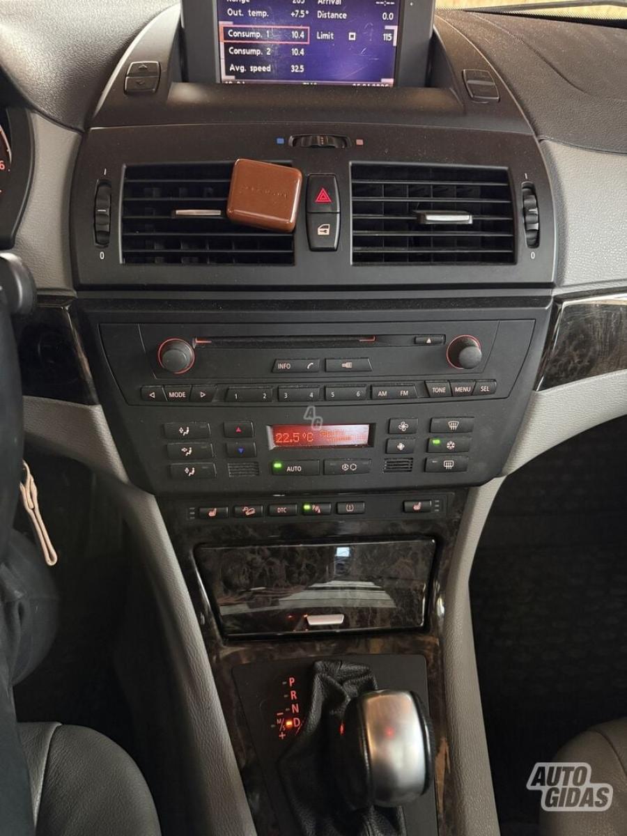 Pelēks BMW X3 2007 Klaipėda, ar dzinēja tilpumu 3.00 L un nobraukumu 360 tūkst. km par 5500 €, foto 11 vietnē AUTOMOTO.COM.LV