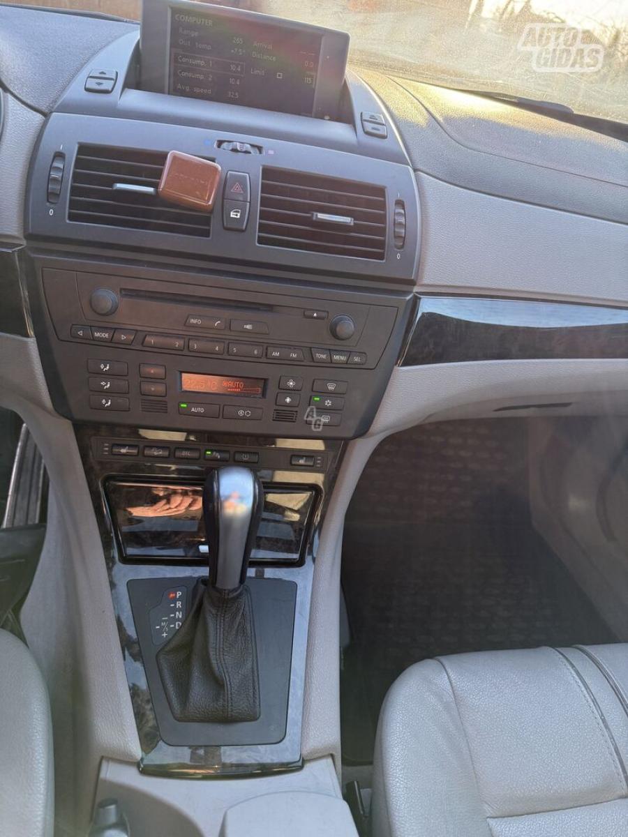 Pelēks BMW X3 2007 Klaipėda, ar dzinēja tilpumu 3.00 L un nobraukumu 360 tūkst. km par 5500 €, foto 18 vietnē AUTOMOTO.COM.LV