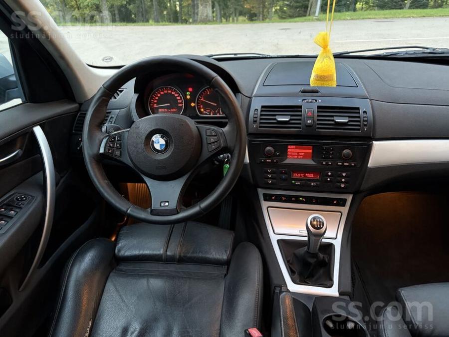 Серый БМВ Х3 2007 в Валмиера, объемом двигателя 2.00 л и пробегом 388 тыс. км за 4550 €, фото 12 на AUTOMOTO.COM.LV