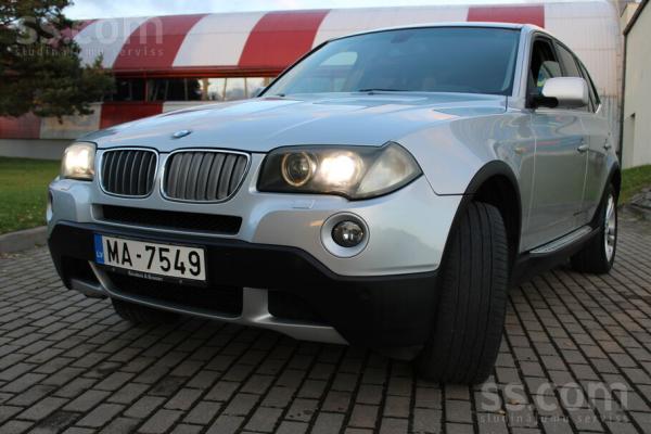 Grey BMW X3 2007 in Jekabpils, with an engine capacity of 3.00 L and mileage of 420 thousand km for 4950 €, photo 3 on AUTOMOTO.COM.LV