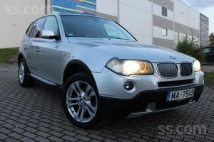 Pelēks BMW X3 2007 Rīga, ar dzinēja tilpumu 3.00 L un nobraukumu 420 tūkst. km par 4950 €, foto  vietnē AUTOMOTO.COM.LV