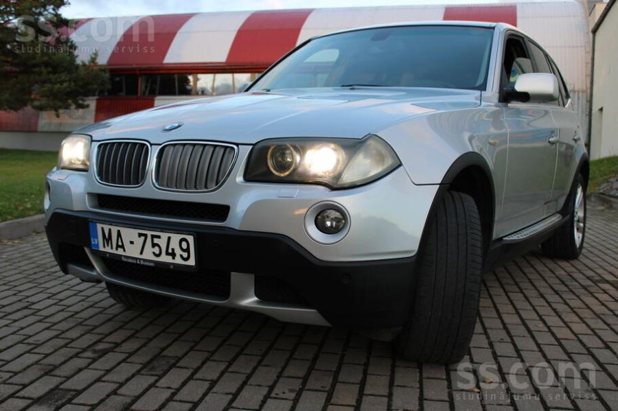 Pelēks BMW X3 2007 Rīga, ar dzinēja tilpumu 3.00 L un nobraukumu 420 tūkst. km par 4950 €, foto 3 vietnē AUTOMOTO.COM.LV