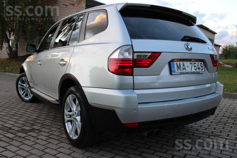 Pelēks BMW X3 2007 Rīga, ar dzinēja tilpumu 3.00 L un nobraukumu 420 tūkst. km par 4950 €, foto 5 vietnē AUTOMOTO.COM.LV