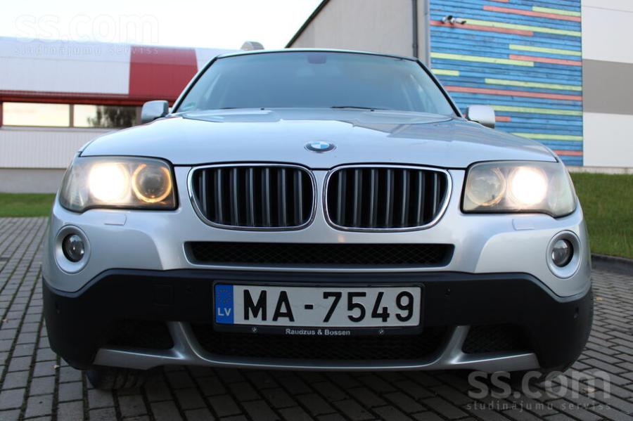 Pelēks BMW X3 2007 Rīga, ar dzinēja tilpumu 3.00 L un nobraukumu 420 tūkst. km par 4950 €, foto 6 vietnē AUTOMOTO.COM.LV