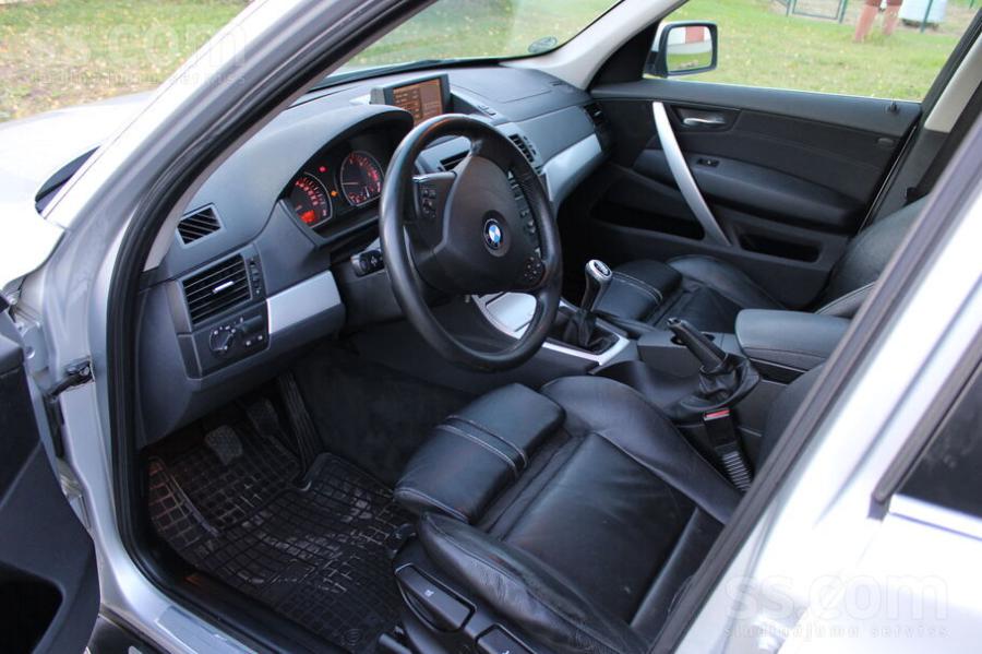 Pelēks BMW X3 2007 Rīga, ar dzinēja tilpumu 3.00 L un nobraukumu 420 tūkst. km par 4950 €, foto 16 vietnē AUTOMOTO.COM.LV