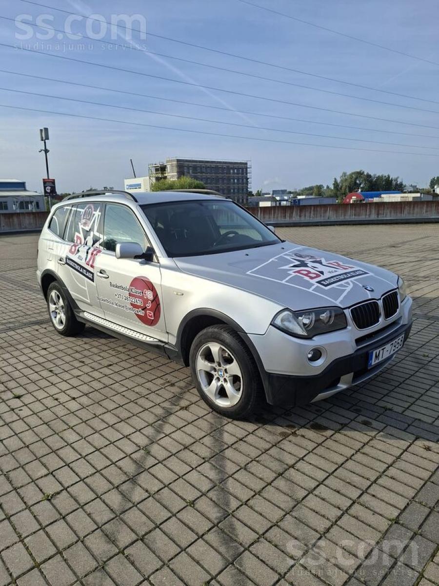 Grey BMW X3 2007 in Riga, with an engine capacity of 3.00 L and mileage of 321 thousand km for 3400 €, photo 1 on AUTOMOTO.COM.LV