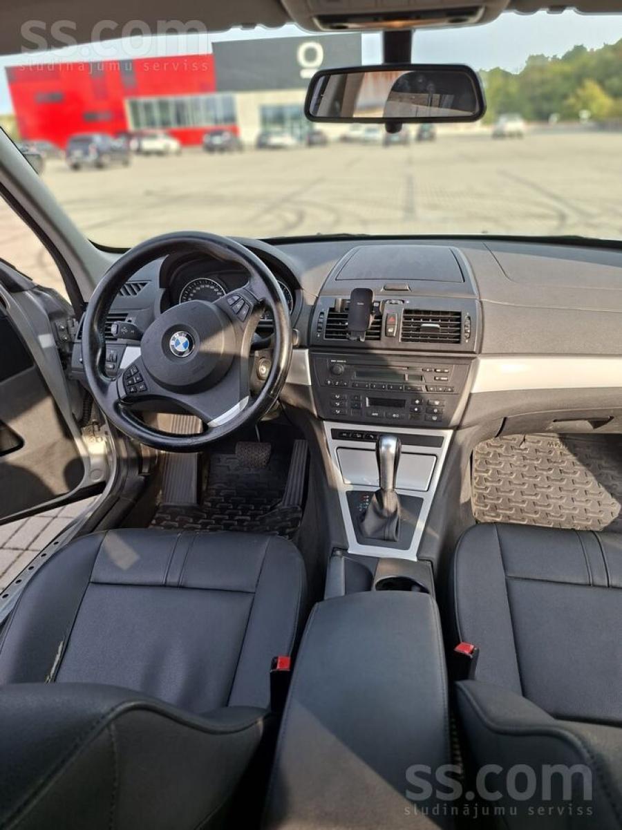 Grey BMW X3 2007 in Riga, with an engine capacity of 3.00 L and mileage of 321 thousand km for 3400 €, photo 6 on AUTOMOTO.COM.LV