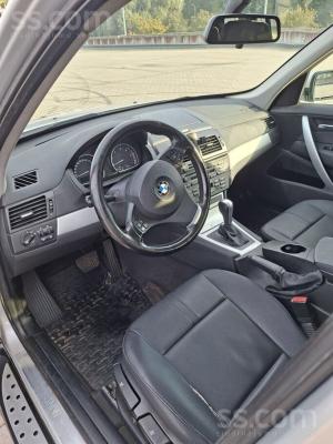 Grey BMW X3 2007 in Riga, with an engine capacity of 3.00 L and mileage of 321 thousand km for 3400 €, photo 7 on AUTOMOTO.COM.LV