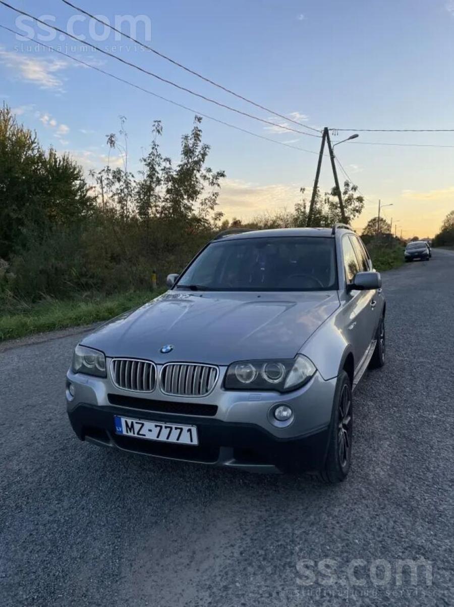 Grey BMW X3 2008 in Riga, with an engine capacity of 3.00 L and mileage of 295 thousand km for 4650 €, photo 1 on AUTOMOTO.COM.LV