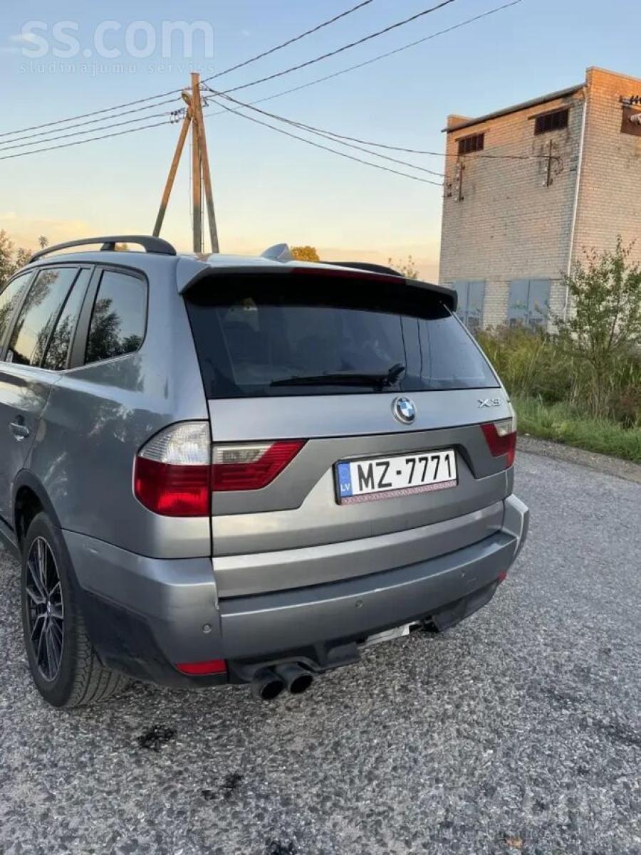 Grey BMW X3 2008 in Riga, with an engine capacity of 3.00 L and mileage of 295 thousand km for 4650 €, photo 3 on AUTOMOTO.COM.LV