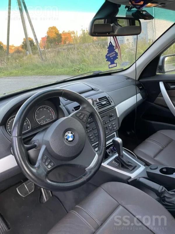 Pelēks BMW X3 2008 Rīga, ar dzinēja tilpumu 3.00 L un nobraukumu 295 tūkst. km par 4650 €, foto 5 vietnē AUTOMOTO.COM.LV