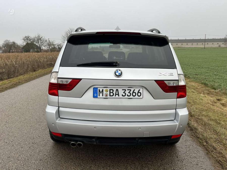Grey BMW X3 2008 in Panevezys, with an engine capacity of 2.99 L and mileage of 242 thousand km for 5400 €, photo 5 on AUTOMOTO.COM.LV