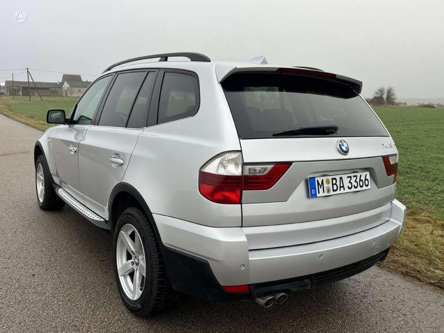 Grey BMW X3 2008 in Panevezys, with an engine capacity of 2.99 L and mileage of 242 thousand km for 5400 €, photo 6 on AUTOMOTO.COM.LV