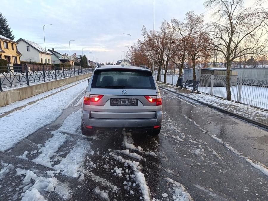 Pelēks BMW X3 2008 Telšiai, ar dzinēja tilpumu 2.00 L un nobraukumu 225 tūkst. km par 4799 €, foto 7 vietnē AUTOMOTO.COM.LV
