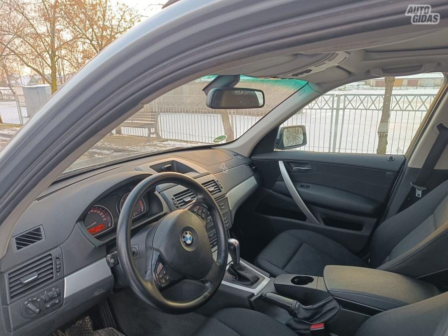 Pelēks BMW X3 2008 Telšiai, ar dzinēja tilpumu 2.00 L un nobraukumu 225 tūkst. km par 4799 €, foto 14 vietnē AUTOMOTO.COM.LV
