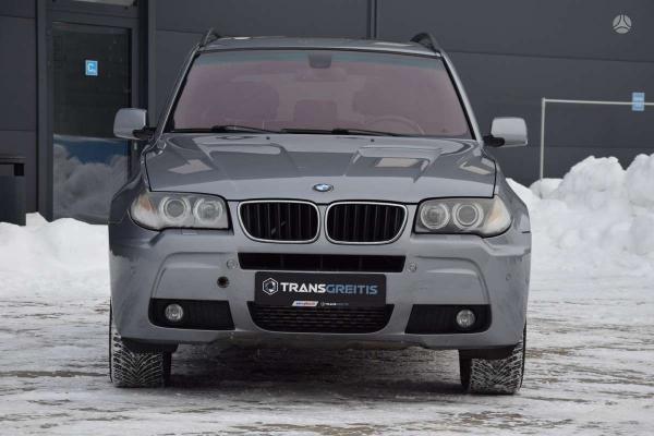 Grey BMW X3 2008 in Vilnius, with an engine capacity of 2.00 L and mileage of 317 thousand km for 4999 €, photo 2 on AUTOMOTO.COM.LV