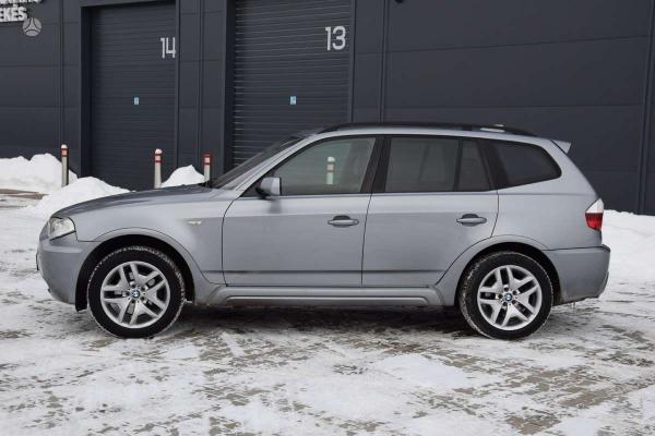 Grey BMW X3 2008 in Vilnius, with an engine capacity of 2.00 L and mileage of 317 thousand km for 4999 €, photo 8 on AUTOMOTO.COM.LV