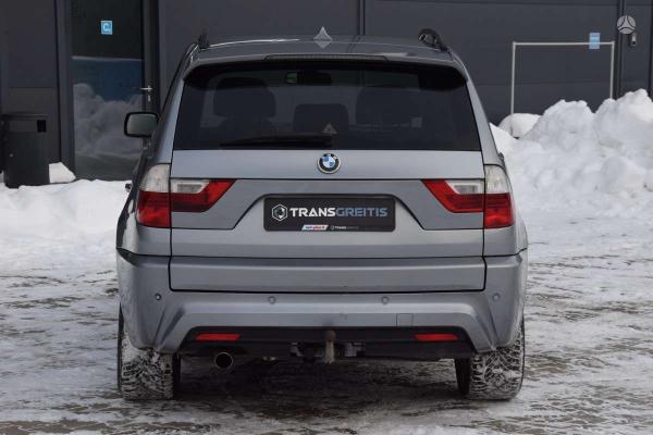Grey BMW X3 2008 in Vilnius, with an engine capacity of 2.00 L and mileage of 317 thousand km for 4999 €, photo 10 on AUTOMOTO.COM.LV