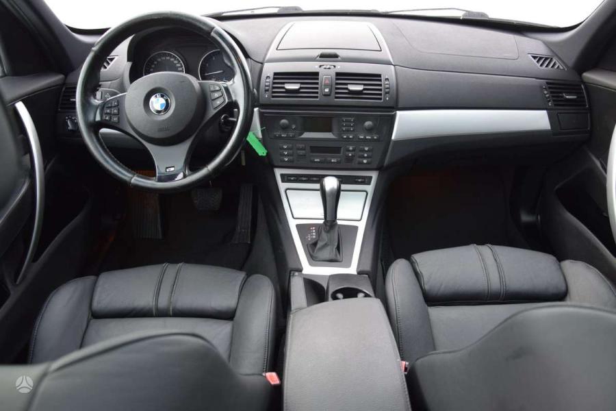 Grey BMW X3 2008 in Vilnius, with an engine capacity of 2.00 L and mileage of 317 thousand km for 4999 €, photo 15 on AUTOMOTO.COM.LV