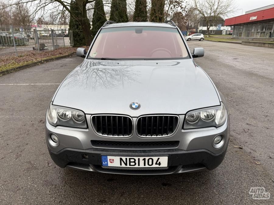 Grey BMW X3 2008 in Alytus, with an engine capacity of 2.00 L and mileage of 366 thousand km for 4350 €, photo 1 on AUTOMOTO.COM.LV