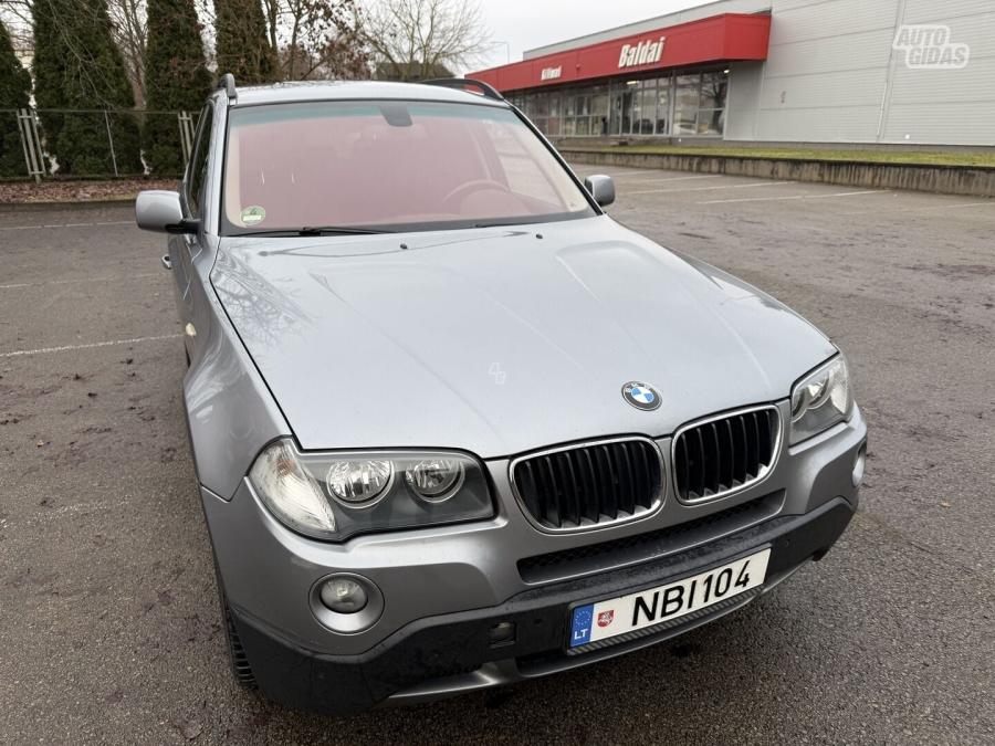Grey BMW X3 2008 in Alytus, with an engine capacity of 2.00 L and mileage of 366 thousand km for 4350 €, photo 3 on AUTOMOTO.COM.LV