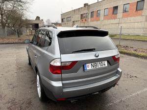 Grey BMW X3 2008 in Alytus, with an engine capacity of 2.00 L and mileage of 366 thousand km for 4350 €, photo 6 on AUTOMOTO.COM.LV