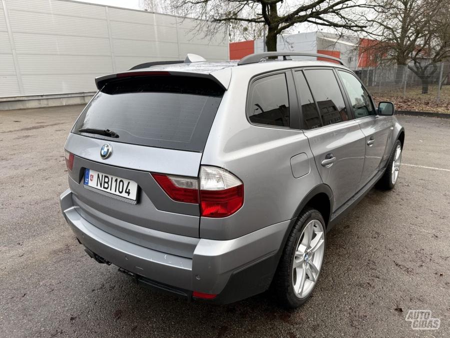 Grey BMW X3 2008 in Alytus, with an engine capacity of 2.00 L and mileage of 366 thousand km for 4350 €, photo 7 on AUTOMOTO.COM.LV