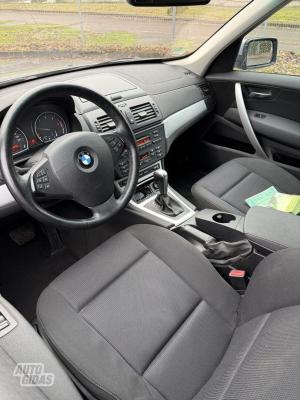 Grey BMW X3 2008 in Alytus, with an engine capacity of 2.00 L and mileage of 366 thousand km for 4350 €, photo 9 on AUTOMOTO.COM.LV