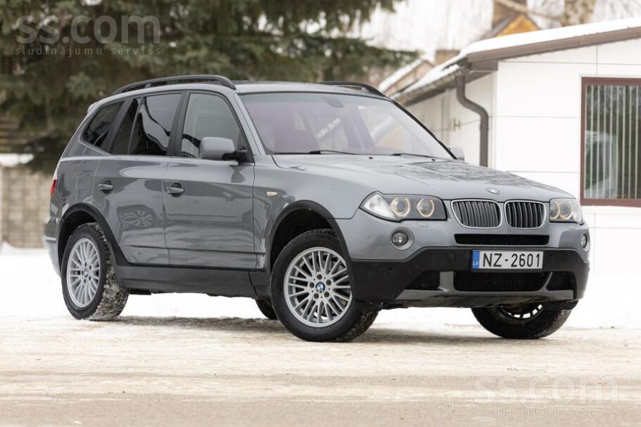 Grey BMW X3 2008 in Jelgava, with an engine capacity of 2.00 L and mileage of 311 thousand km for 4750 €, photo 2 on AUTOMOTO.COM.LV
