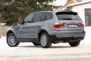 Grey BMW X3 2008 in Jelgava, with an engine capacity of 2.00 L and mileage of 311 thousand km for 4750 €, photo 3 on AUTOMOTO.COM.LV