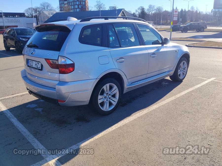 Grey BMW X3 2008 in Tallinn, with an engine capacity of 2.00 L and mileage of 262 thousand km for 5800 €, photo 5 on AUTOMOTO.COM.LV