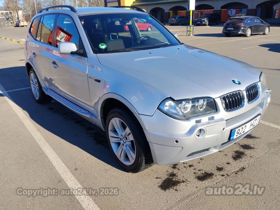 Grey BMW X3 2008 in Tallinn, with an engine capacity of 2.00 L and mileage of 262 thousand km for 5800 €, photo 6 on AUTOMOTO.COM.LV