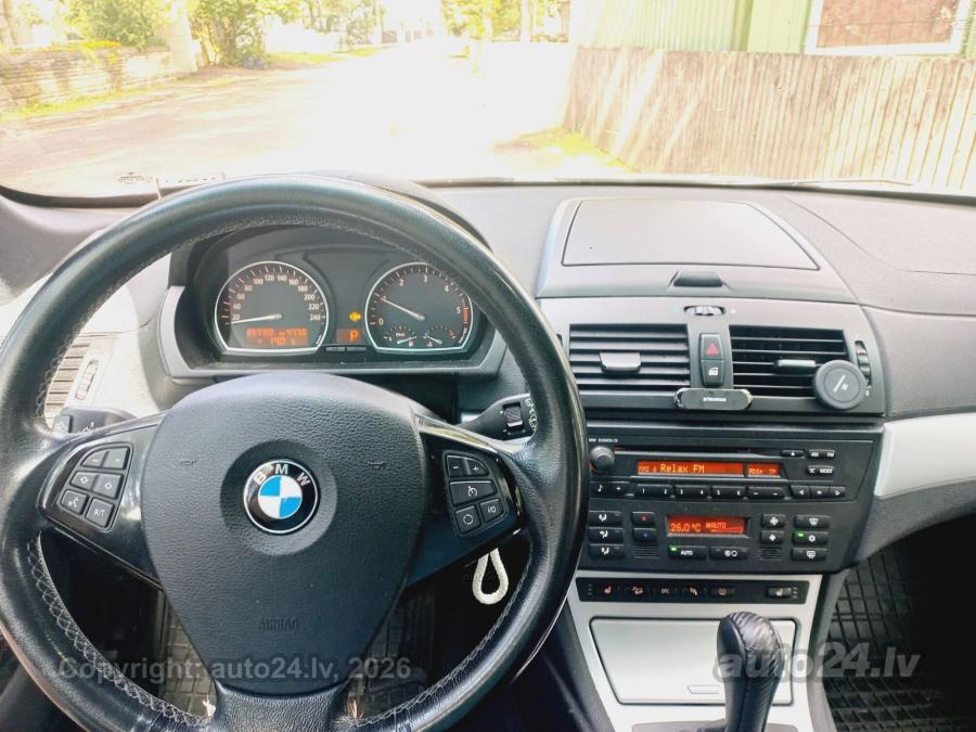 Grey BMW X3 2008 in Tallinn, with an engine capacity of 2.00 L and mileage of 262 thousand km for 5800 €, photo 9 on AUTOMOTO.COM.LV