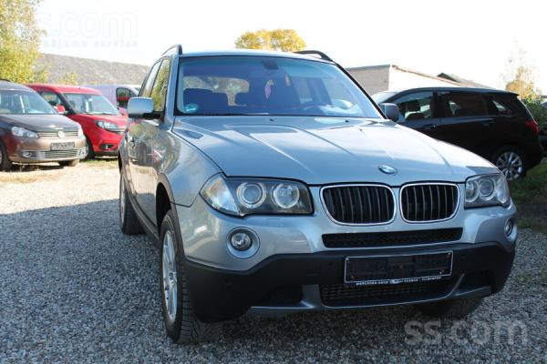 Grey BMW X3 2008 in Daugavpils, with an engine capacity of 2.00 L and mileage of 211 thousand km for 6590 €, photo 1 on AUTOMOTO.COM.LV