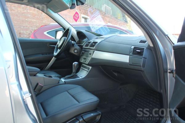 Grey BMW X3 2008 in Daugavpils, with an engine capacity of 2.00 L and mileage of 211 thousand km for 6590 €, photo 9 on AUTOMOTO.COM.LV