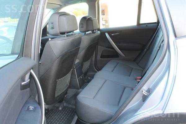 Grey BMW X3 2008 in Daugavpils, with an engine capacity of 2.00 L and mileage of 211 thousand km for 6590 €, photo 10 on AUTOMOTO.COM.LV