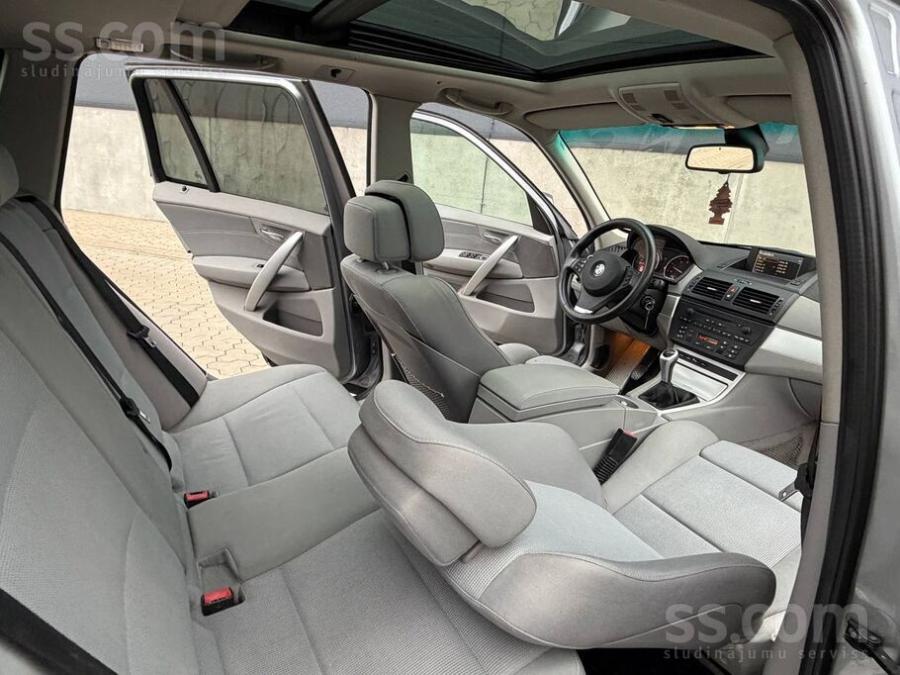 Pelēks BMW X3 2008 Rīga, ar dzinēja tilpumu 3.00 L un nobraukumu 0 tūkst. km par 4850 €, foto 24 vietnē AUTOMOTO.COM.LV