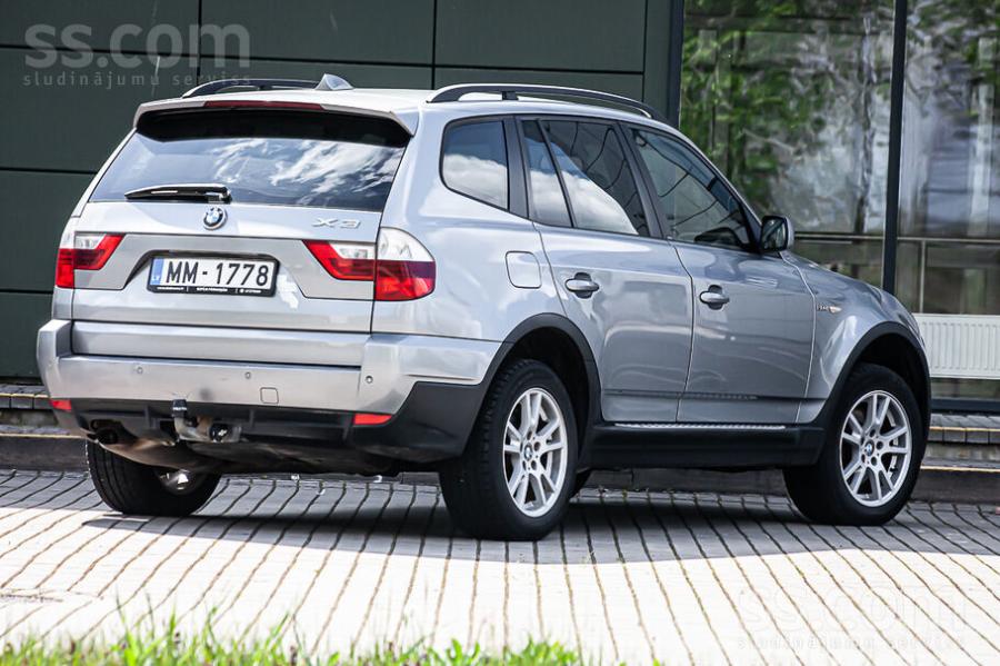 Pelēks BMW X3 2008 Tukums, ar dzinēja tilpumu 2.00 L un nobraukumu 0 tūkst. km par 3950 €, foto 4 vietnē AUTOMOTO.COM.LV