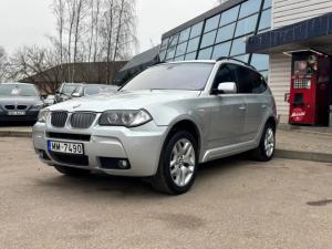Pelēks BMW X3 2008 Rīga, ar dzinēja tilpumu 3.00 L un nobraukumu 274 tūkst. km par 5999 €, foto  vietnē AUTOMOTO.COM.LV