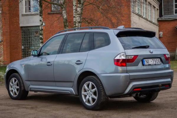 Pelēks BMW X3 2008 Grobiņa, ar dzinēja tilpumu 3.00 L un nobraukumu 285 tūkst. km par 7290 €, foto 3 vietnē AUTOMOTO.COM.LV